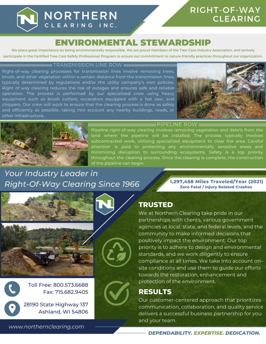 Right of Way Clearing - Northern Clearing - Industry Leader in Right of ...