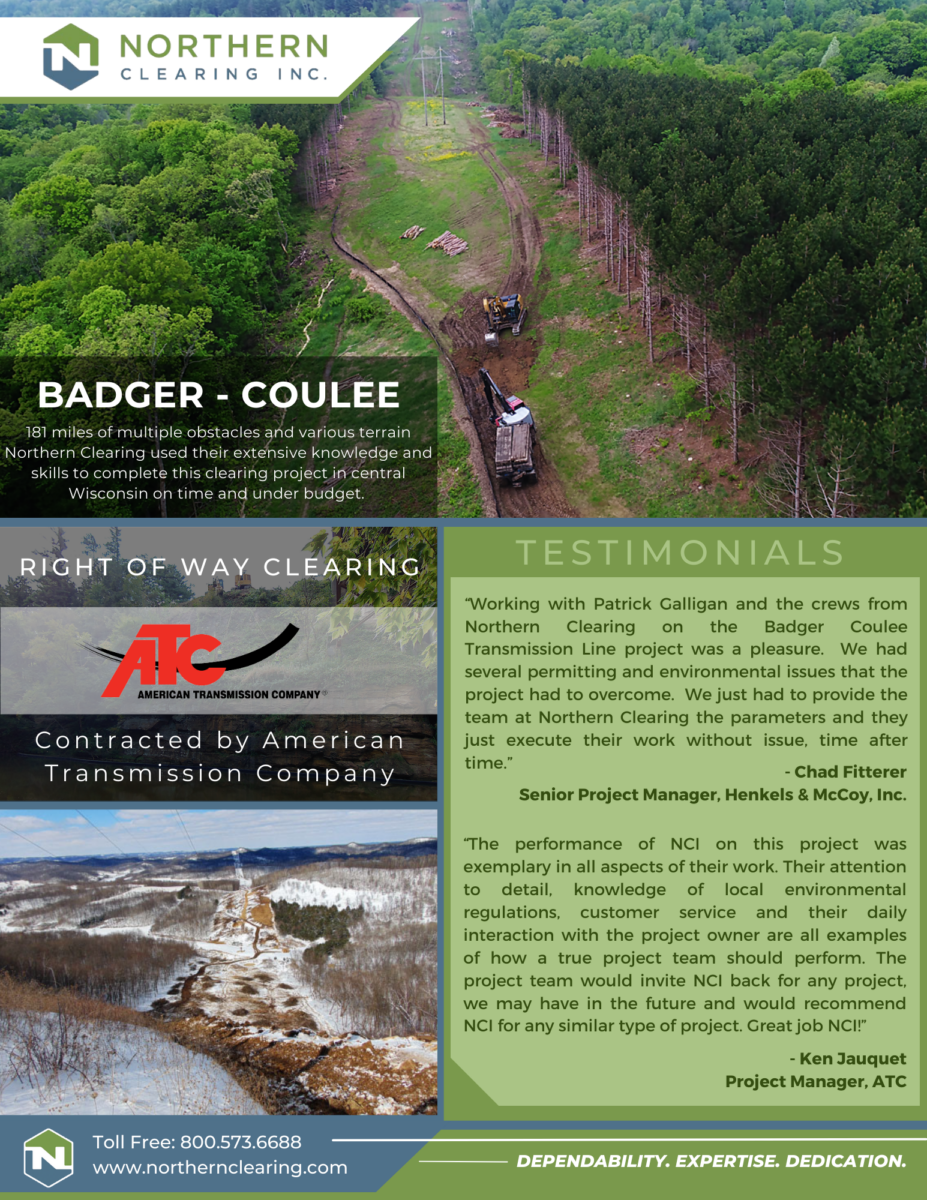Projects - Northern Clearing - Industry Leader in Right of Way Clearing ...